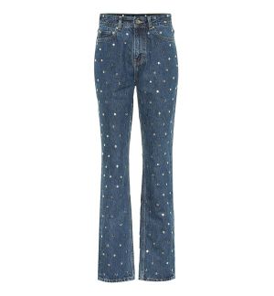 Modetrend: Im Herbst tragen wir Jeans mit Strass und Nieten