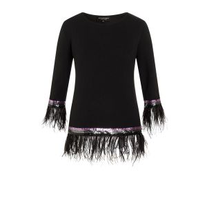 Fashion-Trend 2019: Oberteile mit Federn sind jetzt hot