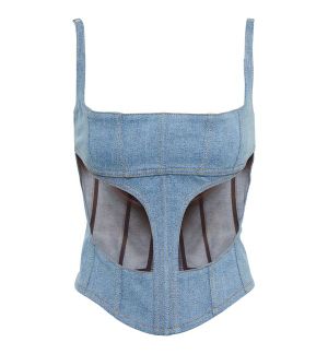 Der wohl sexieste Jeans-Trend im Winter: Alle tragen jetzt Denim Bustiers!