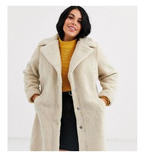 Teddy-Mäntel? Tragen wir jetzt in Off-White! | ELLE