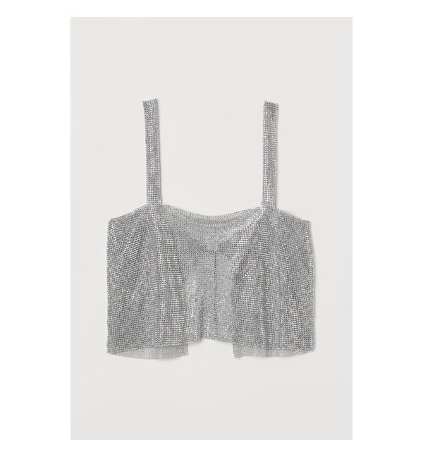 Modetrend: Das geniale Herbst-Styling von H&M mit BH aus Strass