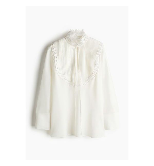 Schnell sein! Alle lieben diese weiße Bluse von H&M, weil sie so edel ...